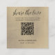 Gold | Share The Love QR Code Enclosure Card | Zazzle
