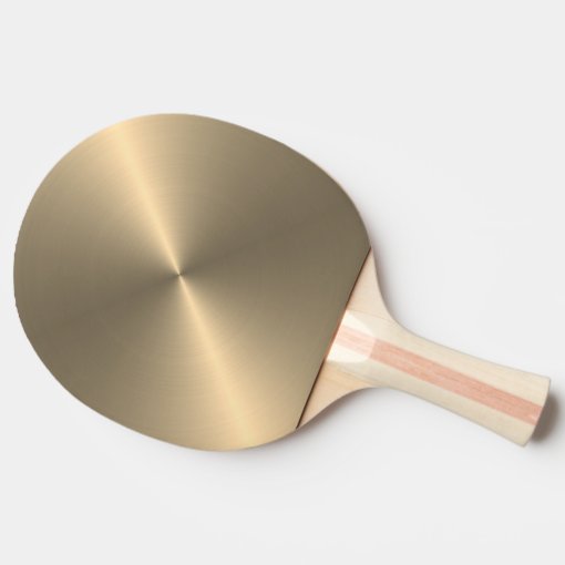 Gold Shine Ping Pong Paddle | Zazzle