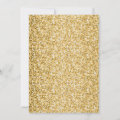 Gold Shiny Glitter Invitation | Zazzle