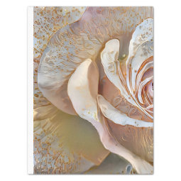 Gold Silk Beautiful Unique Rose Art Dream Tissue Paper | Zazzle