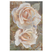 Gold Silk Beautiful Unique Roses Art Dream Tissue Paper | Zazzle