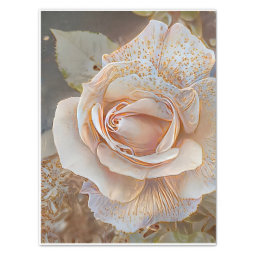 Gold Silk Beautiful Unique Roses Art Dream Tissue Paper | Zazzle