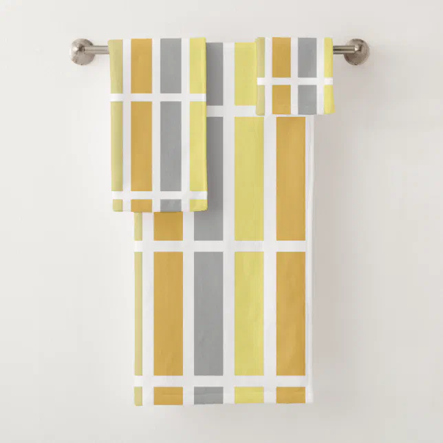 Gold Silver Bronze Metal Hues Bath Towel Set | Zazzle