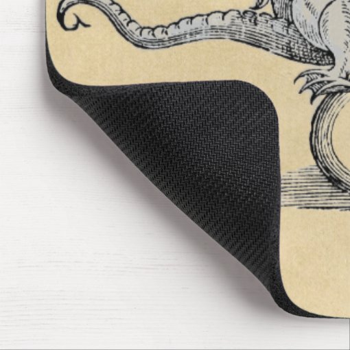 Gold & Silver Dragon Symbol Mouse Pad | Zazzle