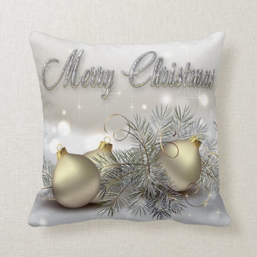 Merry Christmas Throw Pillows - Merry Christmas Throw Pillows