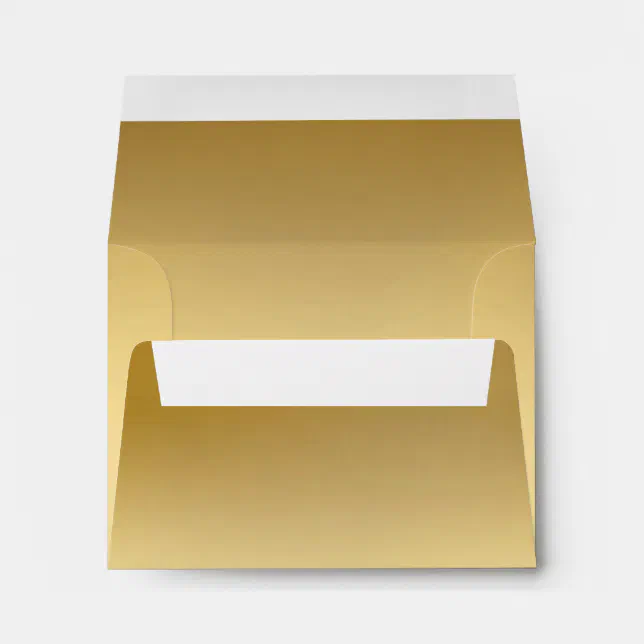 Gold Small Notecard Envelope | Zazzle