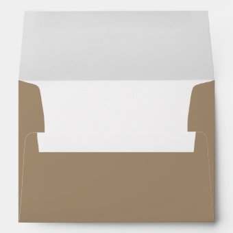Gold Sparkle Christmas Tree Kraft Holiday Envelope | Zazzle