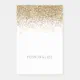 Gold Sparkle Faux Glitter Post-it Notes | Zazzle