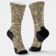 Gold Sparkle Faux Glitter Socks | Zazzle
