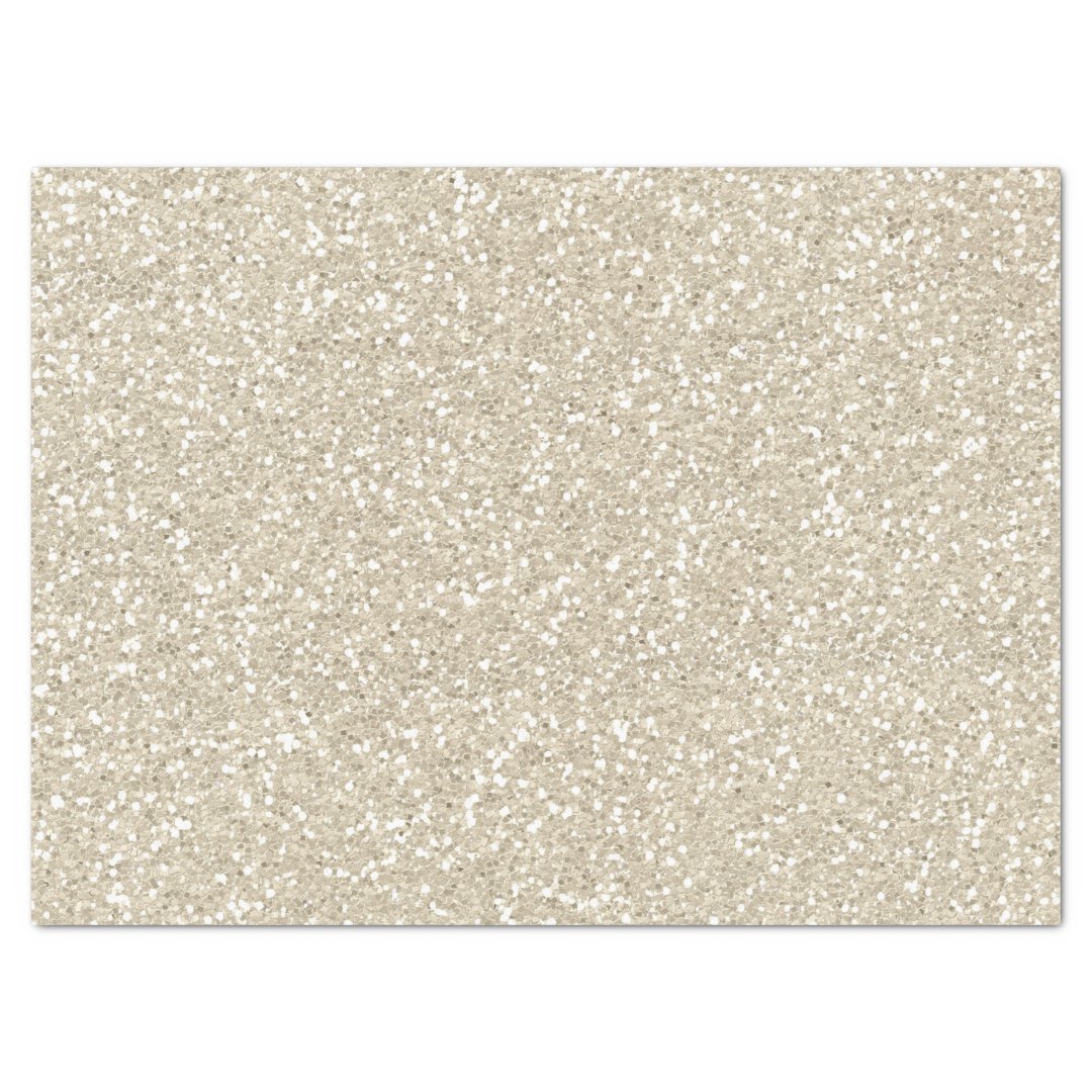 Gold Sparkle Faux Glitter Tissue Paper | Zazzle