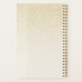 Gold Sparkle Fertility Chart Planner | Zazzle