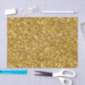 Gold sparkling glitter pattern tissue paper | Zazzle