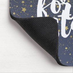 Gold Sparkling Stars Mouse Pad | Zazzle