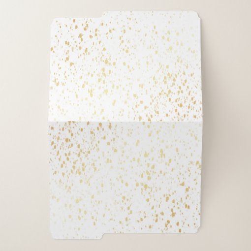 Gold Spots File Folder | Zazzle