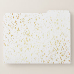 Gold Spots File Folder | Zazzle