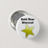 Gold Star Bisexual Badge Pinback Button | Zazzle