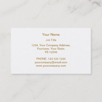 Gold Star gold line business card template white | Zazzle