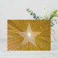 Gold Star invitation | Zazzle