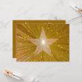Gold Star invitation | Zazzle