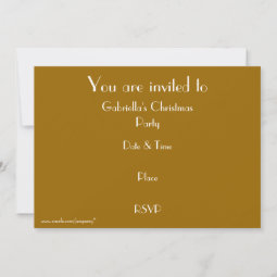 Gold Star invitation | Zazzle