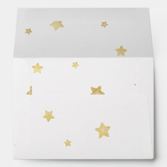 Gold Stars Envelope | Zazzle