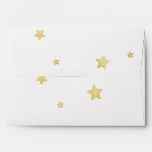 Gold Stars Envelope | Zazzle