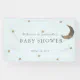 Gold Stars & Moon Blue Baby Shower Banner | Zazzle