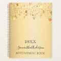 Gold stars name script 2025 planner | Zazzle