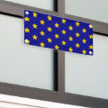 Gold Stars Pattern, Navy Blue, Exclusive Banner | Zazzle