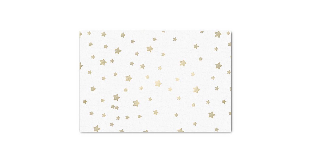 Gold Stars Tissue Paper | Zazzle