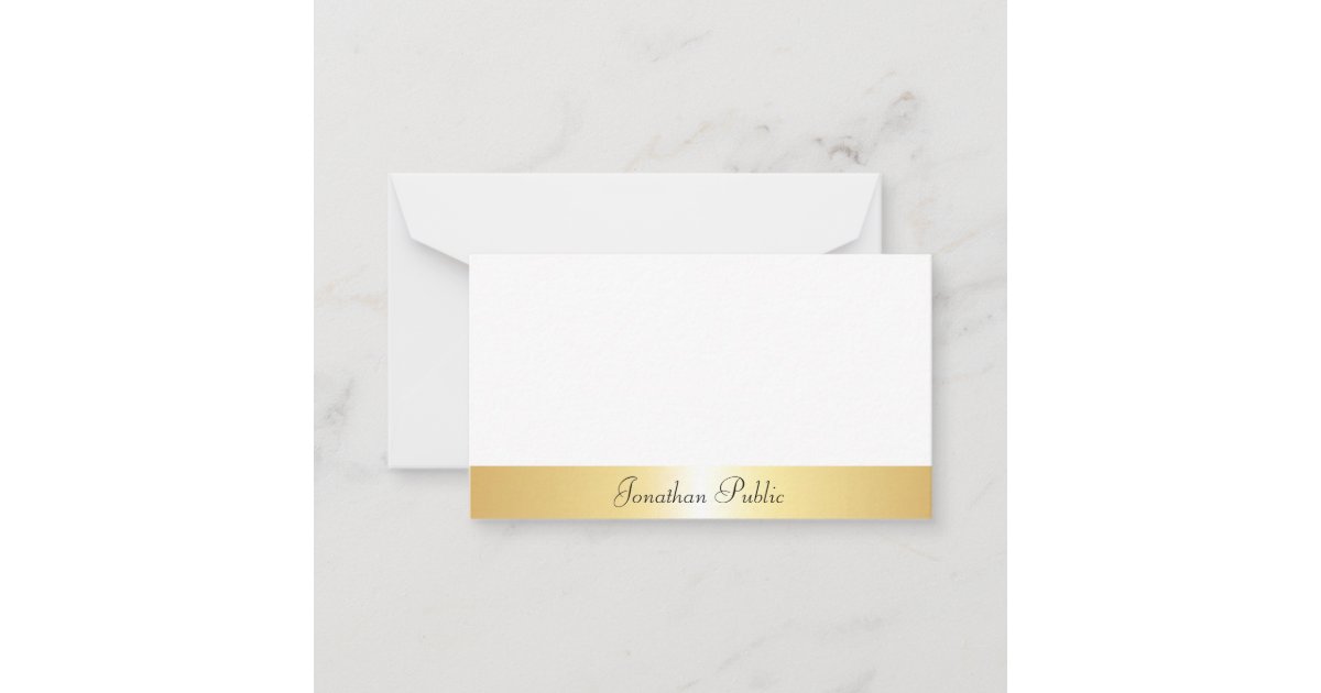 Gold Template Calligraphed Script Text Name | Zazzle