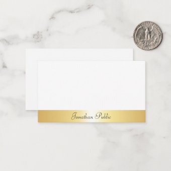 Gold Template Calligraphed Script Text Name | Zazzle