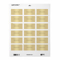 Gold Template Professional Classy Simple Modern Label | Zazzle