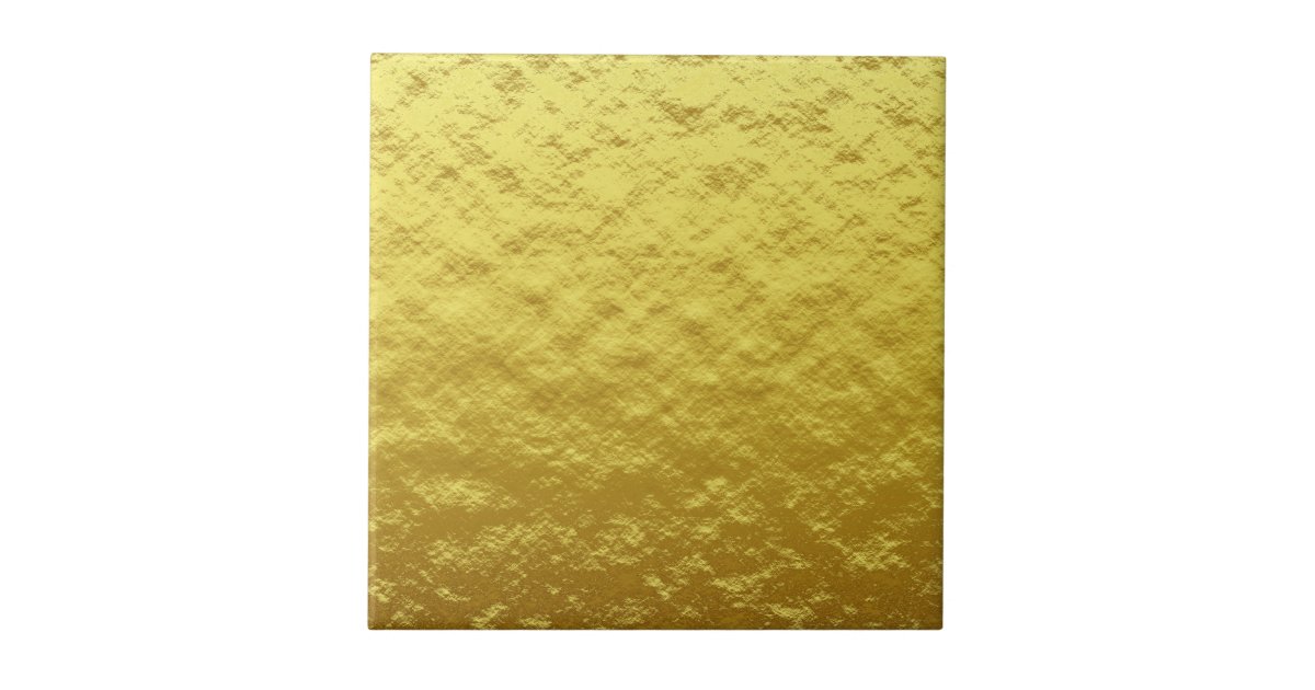 Gold Texture Pattern (Luxurious Golden Glow) Ceramic Tile | Zazzle