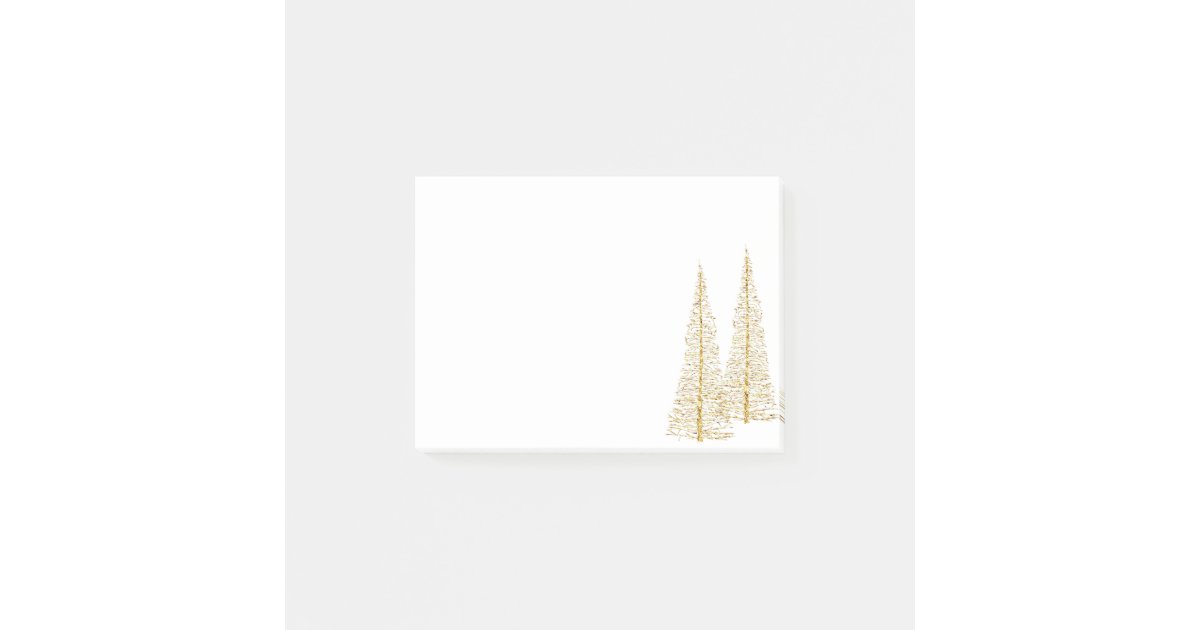 Gold Trees Post-it® Notes | Zazzle