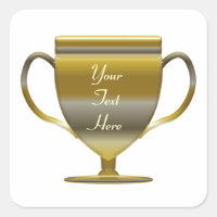 Trophy Stickers | Zazzle