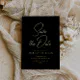 gold typography lettering wedding Save the Date Foil Invitation | Zazzle