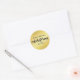 Gold Valedictorian Personalized Gold Sticker | Zazzle