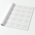 Gold We're Engaged Elegant Engagement Party Wrapping Paper | Zazzle