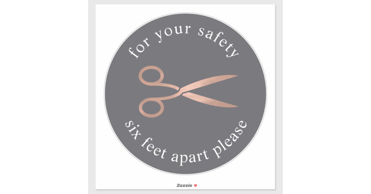Gold Whisk | Bakery Social Distancing Floor Marker Sticker | Zazzle
