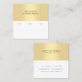 Gold White Appointment Reminder Elegant Template | Zazzle