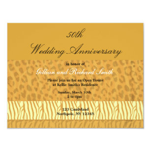 50th Anniversary Open House Invitations | Zazzle
