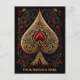 Golden Ace of Spades Postcard | Zazzle