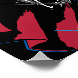 Golden Armor Thor Electric Character Graphic Poster | Zazzle