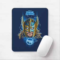 Golden Armor Thor Helmet Graphic Mouse Pad | Zazzle