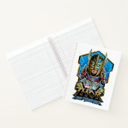 Golden Armor Thor Love and Thunder Graphic Notebook | Zazzle