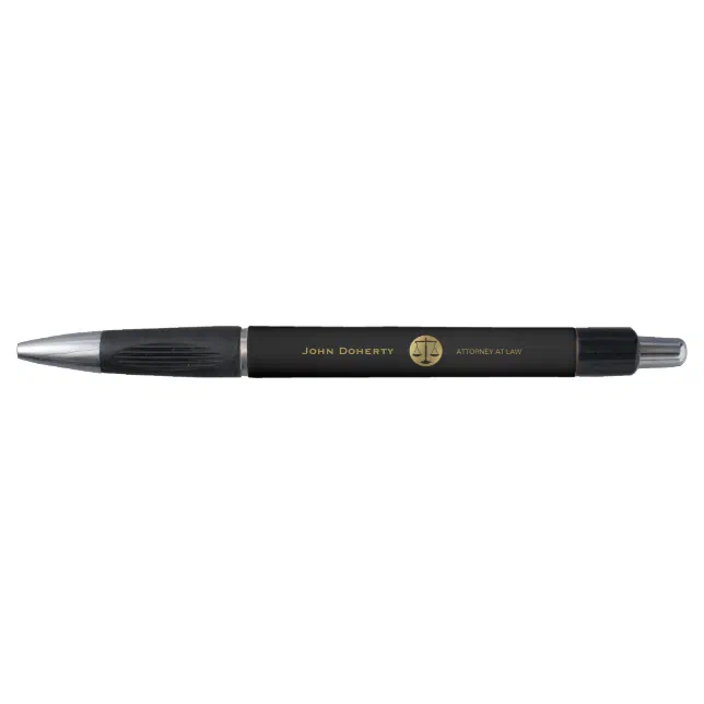 Golden ATTORNEY AT LAW | Professional Pen | Zazzle