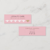 golden bee pink loyalty card | Zazzle
