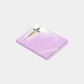 GOLDEN CADUCEUS SYMBOL MONOGRAM Pink Post-it Notes | Zazzle