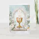 Golden Chalice & White Roses Priest Birthday Card | Zazzle